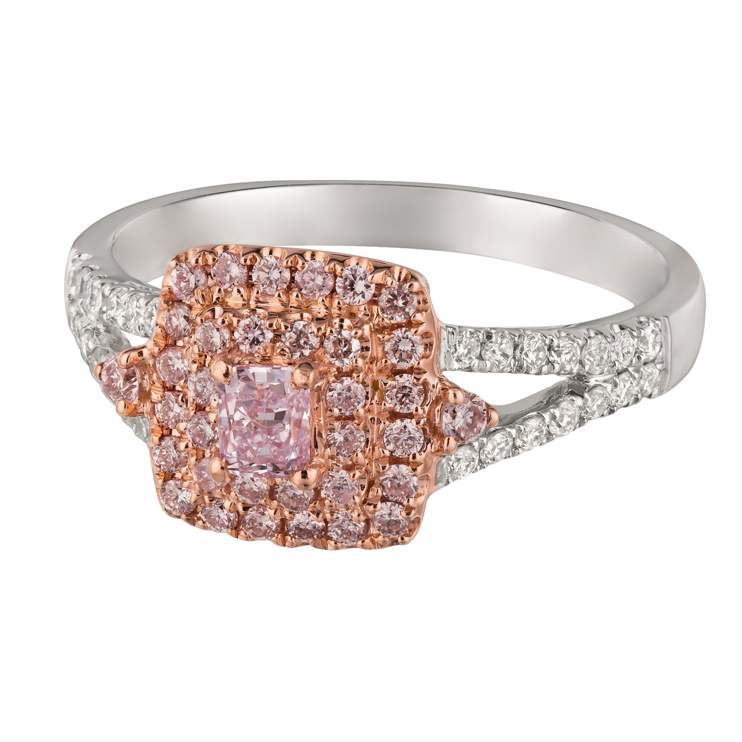 18KTT NATURAL PINK DIAMOND RING – cirari